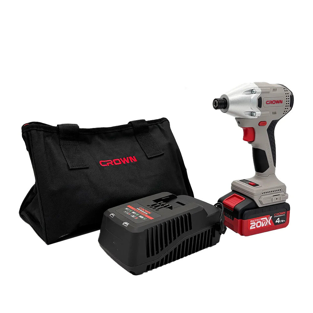 Винтоверт ударный аккумуляторный BL Crown CT22067HX-4S TB