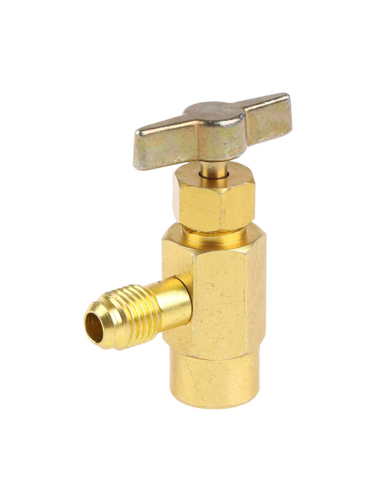 R134A Кран-дозатор для клапана Открывалка для бутылок Инструмент для дозирования хладагента 1/2