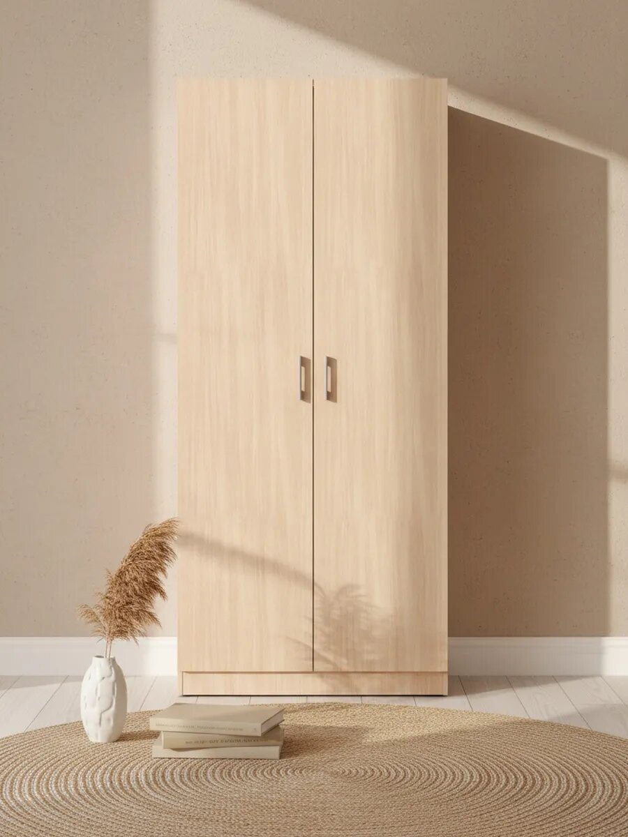 Распашной шкаф FRESTER с полками деревянный для одежды, от производителя