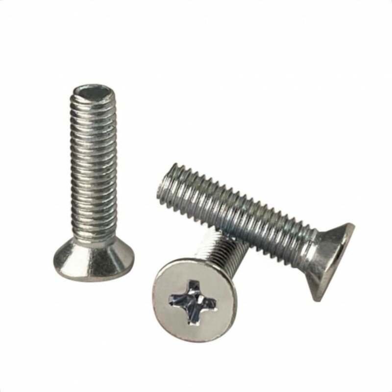 Винт DIN 965, А2, М2.5*20мм, внутренний шестигранник, 100 штук