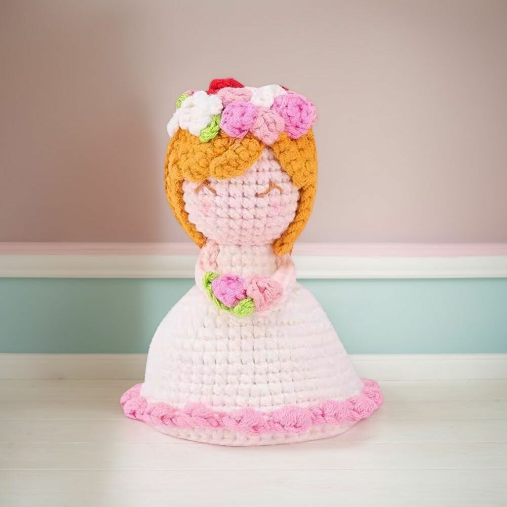 Прекрасная мягкая игрушка-невеста для девочек, сюрприз, подарок закончен