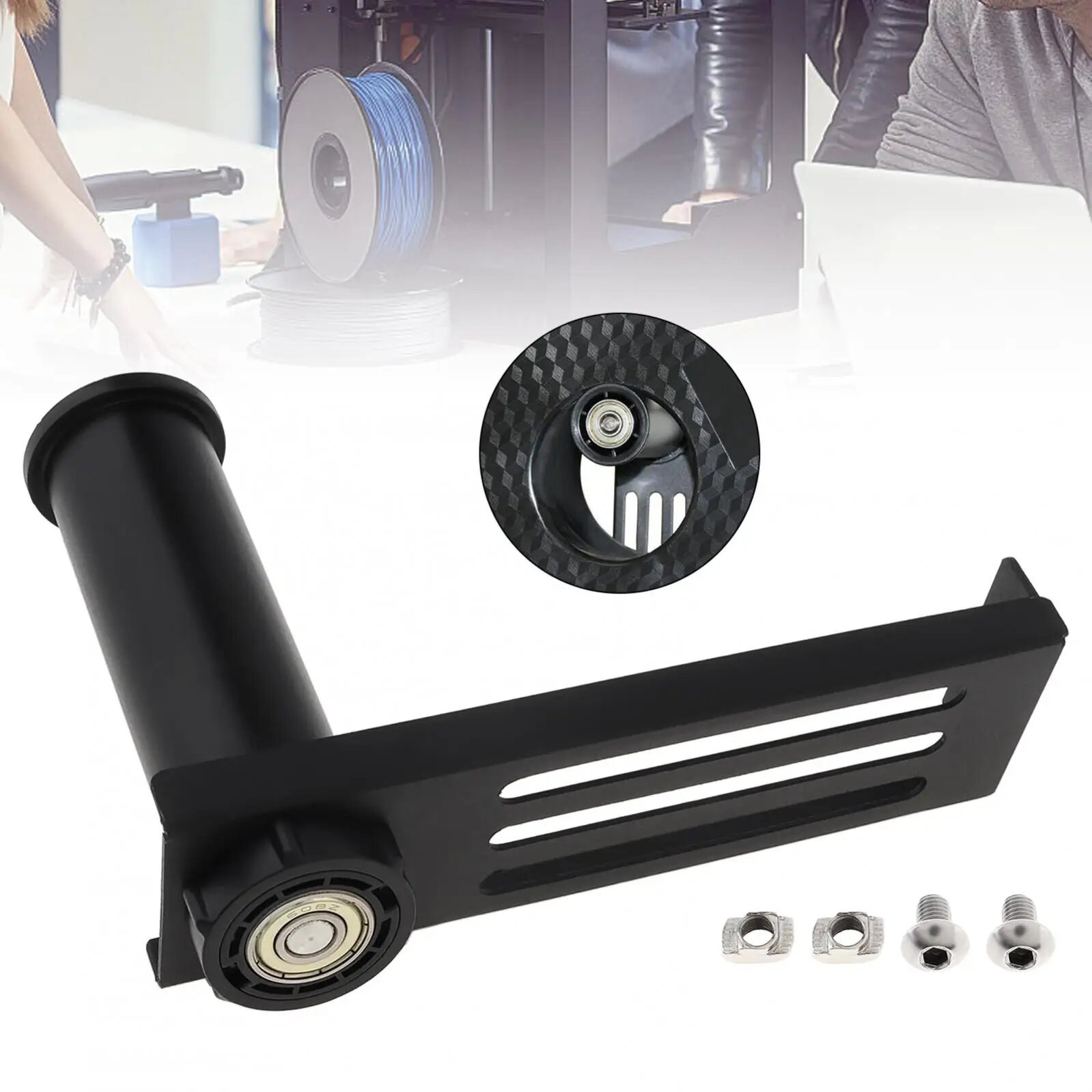 Вращающаяся стойка для нити для 3D-принтера, держатель катушки, подходит для серии Sidewinder X1/Ender 3/CR10