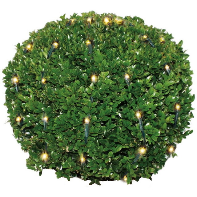 Гирлянда Сетка Buxus на дерево/куст 1.2 м, 144 теплых белых LED ламп, зеленый ПВХ, IP44, Koopman, AX8401330