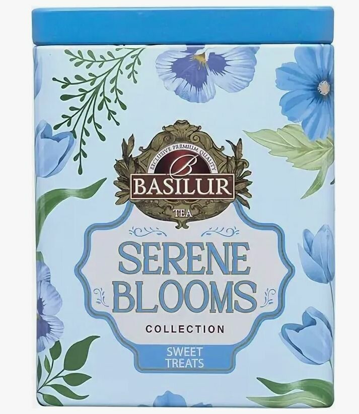 Чай Basilur Безмятежные Цветы Сладкое Удовольствие 75г ж/б