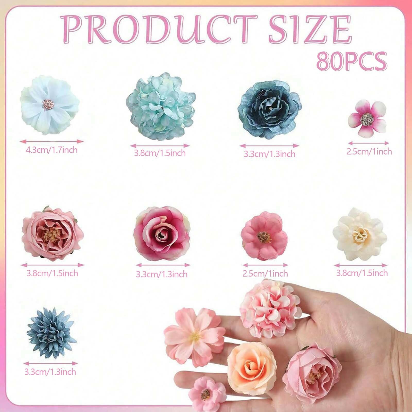 Набор материалов для цветов, маленькие ручные венки, аксессуары, искусственные цветы, свадебный головной убор, аксессуары из искусственных цветов