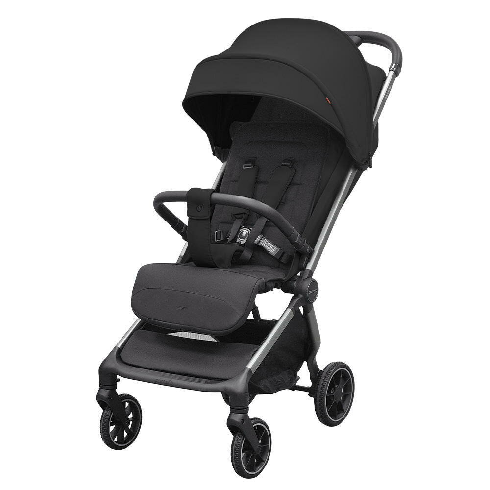 Прогулочная коляска CARRELLO Atom M, ручная кладь, легкая, до 22 кг, (Diamond Black) черный