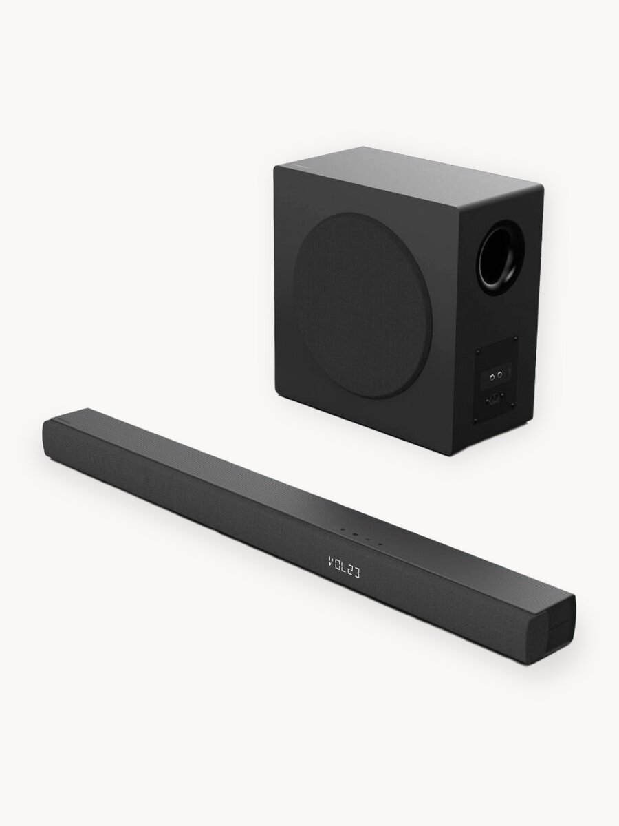 Саундбар для телевизора Hisense HS3100; мощность 480 Вт; беспроводной сабвуфер; аудиосистема 3.1; поддержка Bluetooth