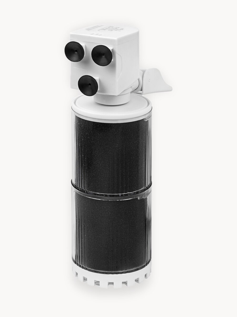 Фильтр для аквариума до 130 литров, с аэрацией, Silver Berg Atlantic 1000, внутренний, двухсекционный фильтр