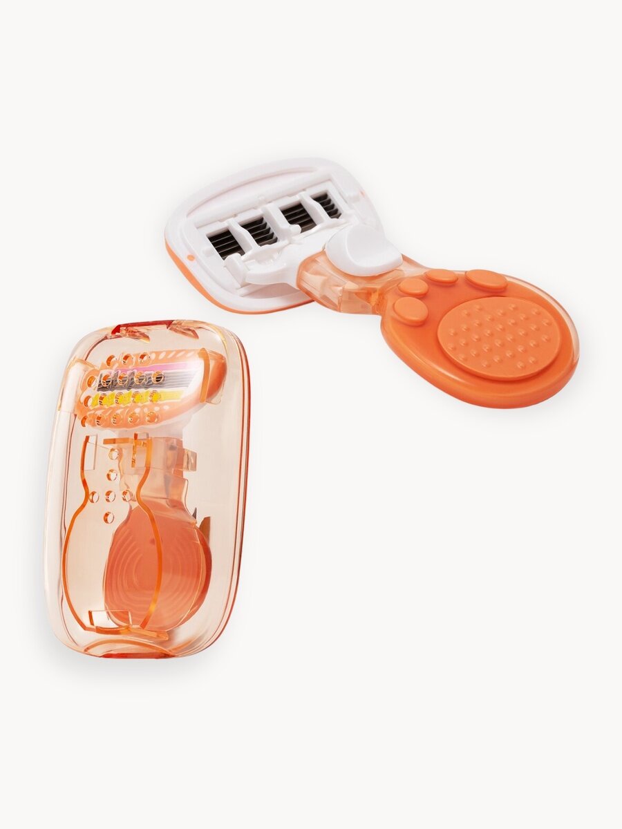 Бритвенный станок женский NEWMILLO Extra Smooth, 5 лезвий алмазоподобное покрытие, с 3 сменными лезвиями в комплекте