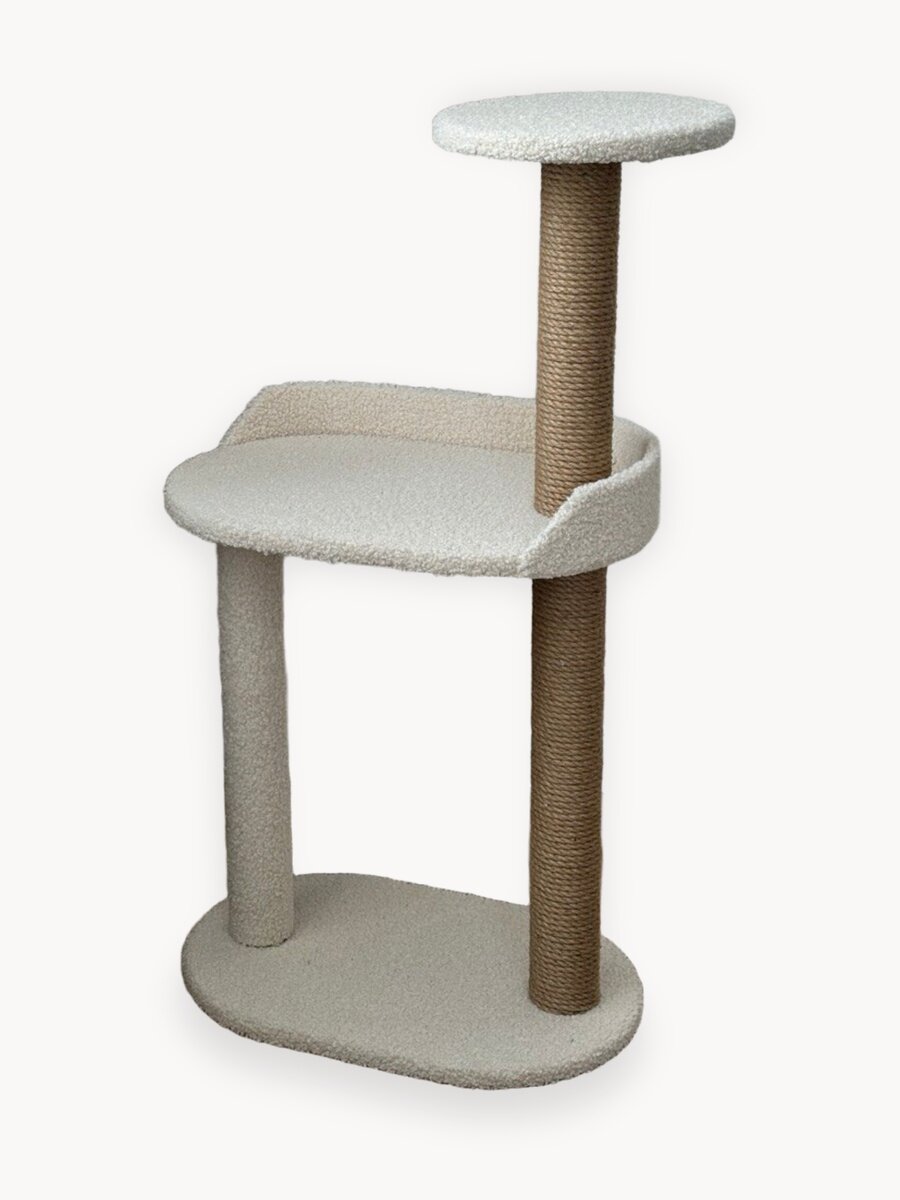 Когтеточка для кошек с лежанкой