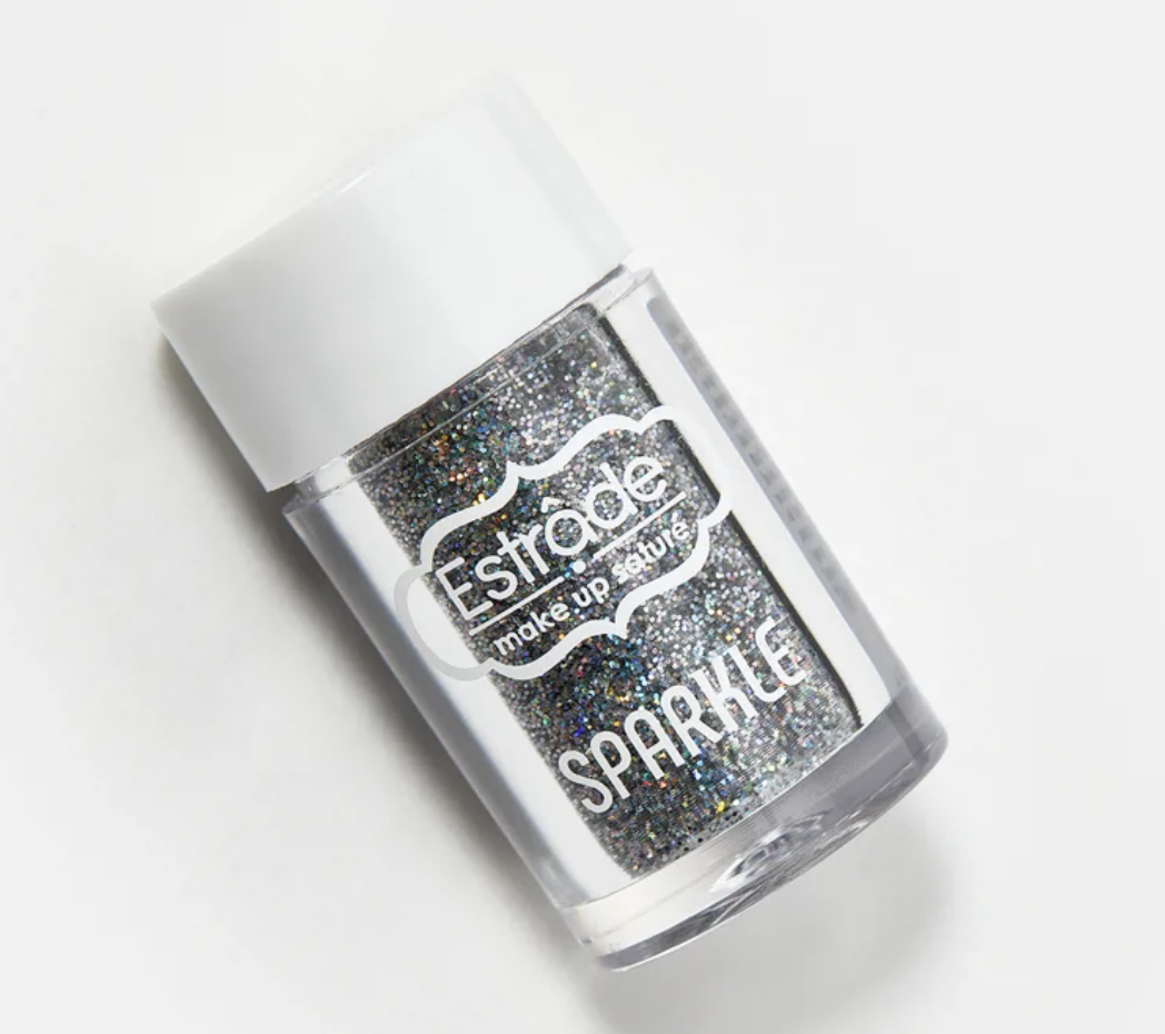 Глиттер Estrade Sparkle, рассыпчатый, серебристый, финиш шиммер, тон 51