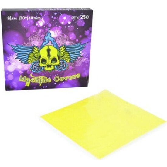 Барьерная защита на тату-машинку Ava Tattoo AVA ACS057-1 Yellow (250 шт)