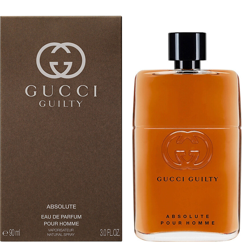 GUCCI парфюмерная вода Guilty Absolute pour Homme, 90 мл