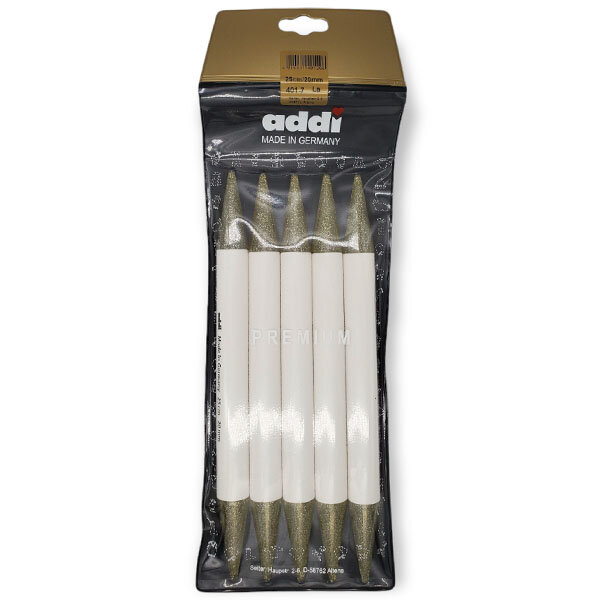 Спицы, чулочные, пластик, N20, 25 см, 5 спиц на блистере