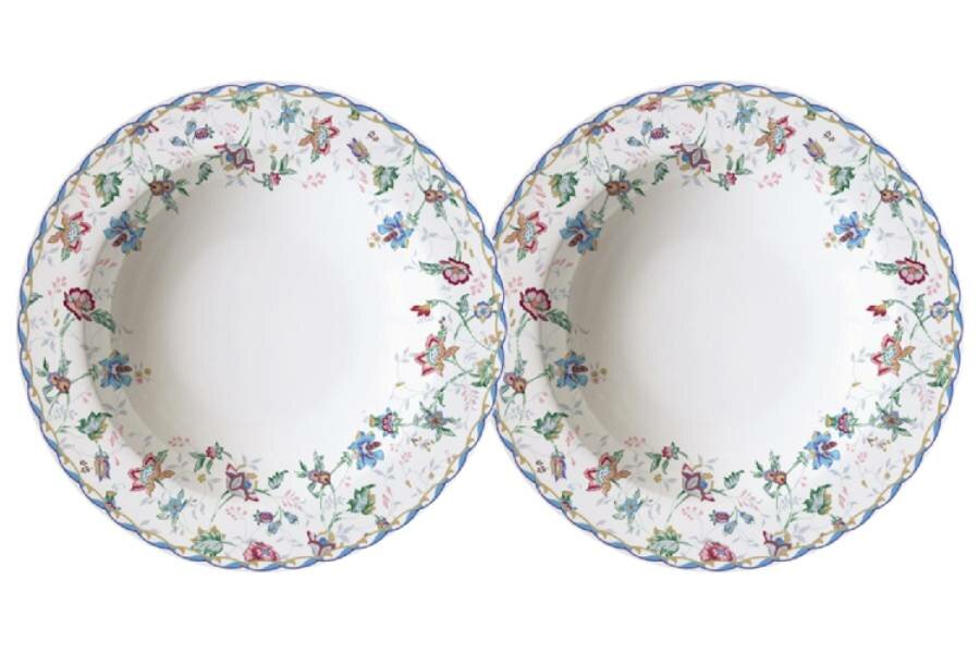 Набор 2 тарелки суповые Букингем, 21 см (Anna Lafarg Emily, Китай)