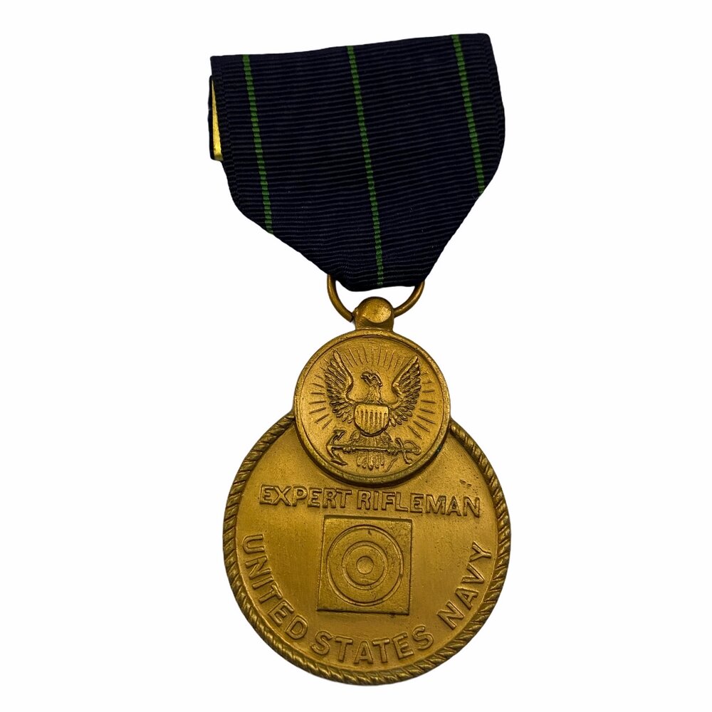 США, медаль "Инструктор по стрельбе из винтовки в подразделениях ВМФ" 1969-1980 гг. (2)