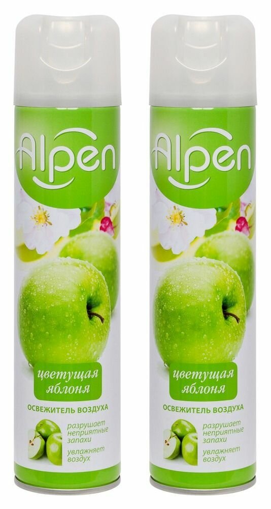 Alpen Освежитель воздуха Цветущая яблоня, 300 мл, 2 штуки