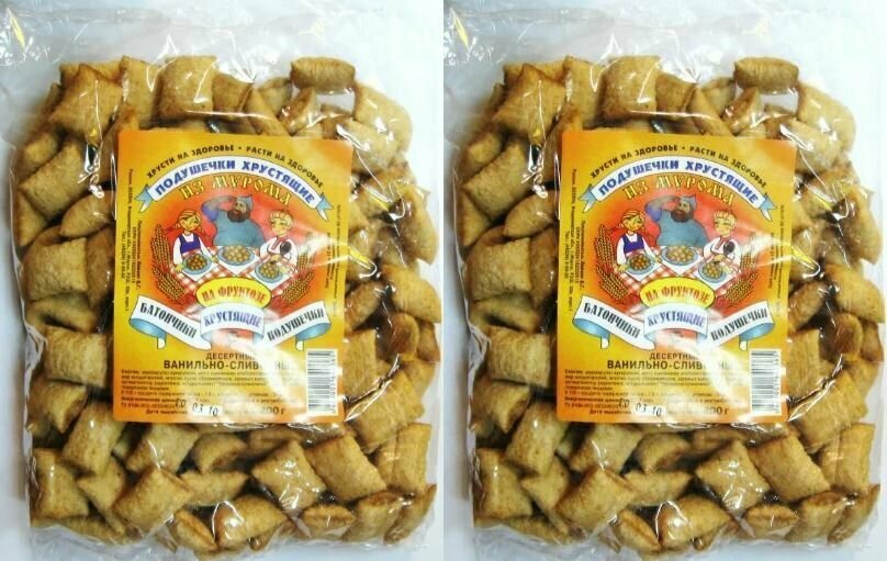 Из Мурома Подушечки ванильно-сливочные, на фруктозе, 200 г - 2 шт