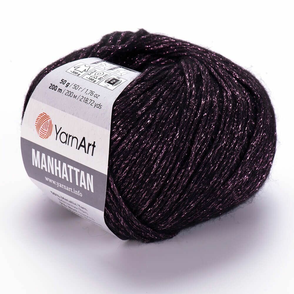 Пряжа Manhattan (YarnArt), фиолетовый - 906, 56% металик, 7% шерсть, 7% вискоза, 30% акрил, 10 мотков, 50 г, 200 м.