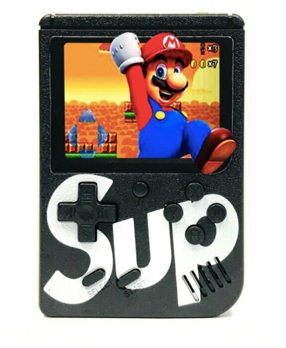 Портативная игровая приставка SUP GAME BOX PLUS 400 в 1, черный