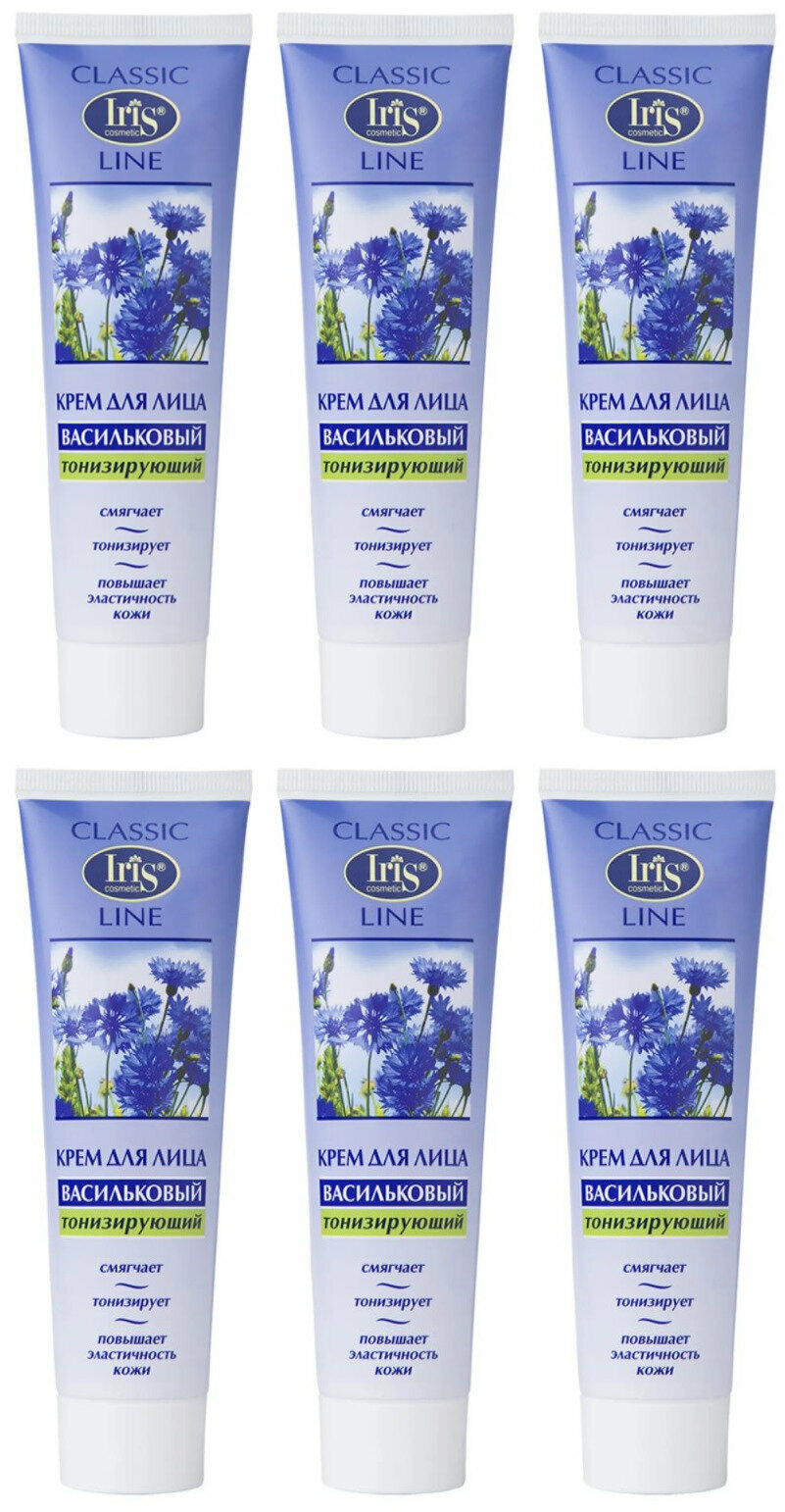 Iris Крем для лица васильковый 100 мл,6 шт
