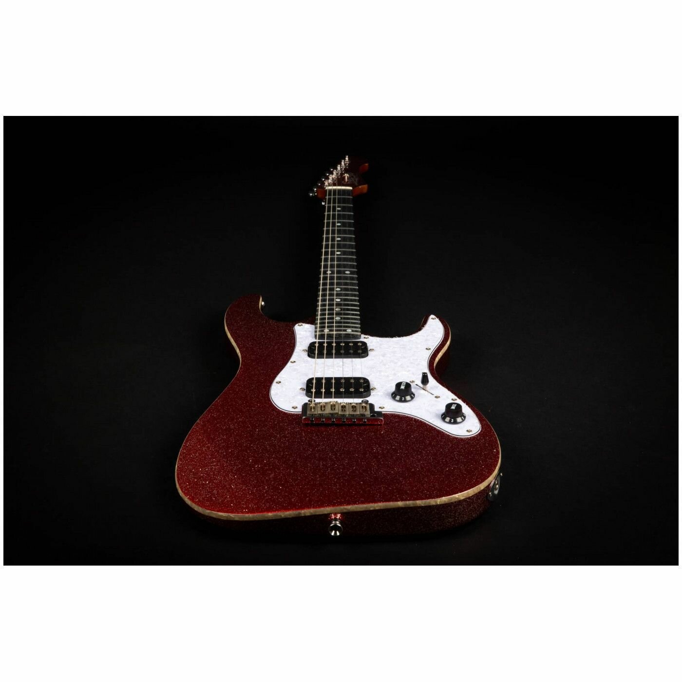 Электрогитара JET JS-500 RDS, Stratocaster, корпус тополь запеченный, 24 лада, HH, 1V1T, tremolo — фото 1