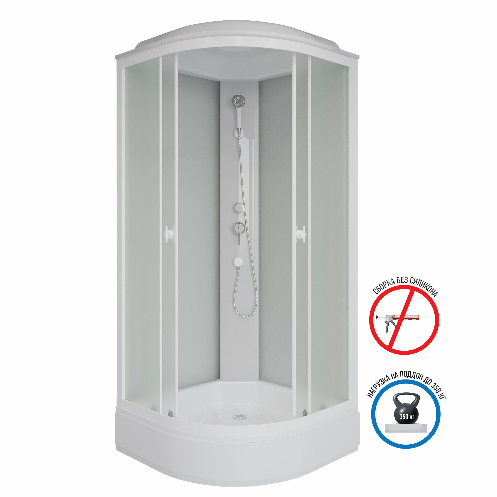 Душевая кабина Niagara Promo P100/26/MT (100х100х215) 4 места