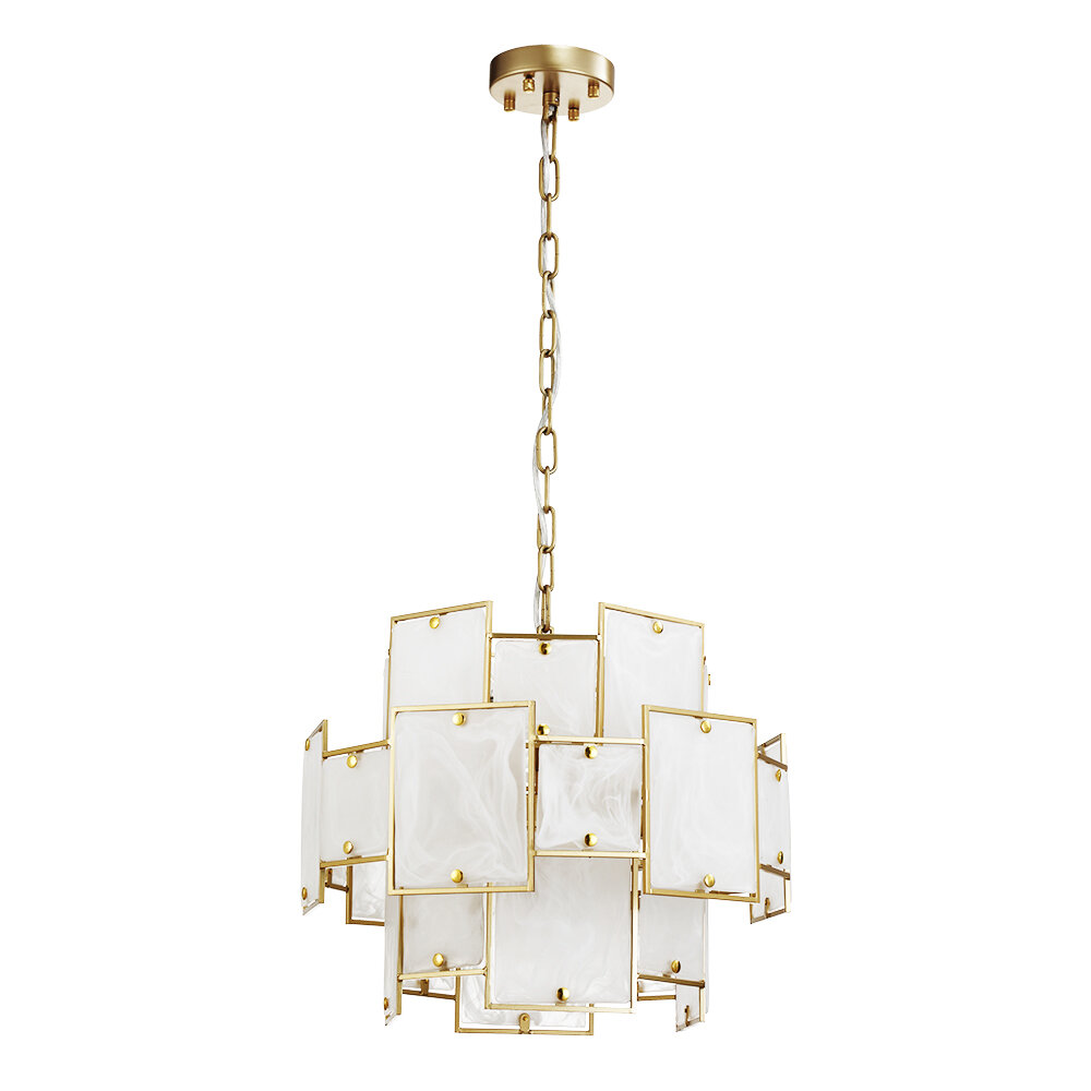 Подвесная люстра Arte Lamp THEEMIN A4068LM-7SG, E14, 40Вт, золотистый