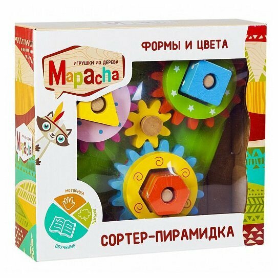 Сортер Пирамидка Формы и цвета, 76721