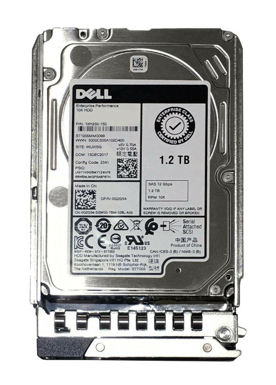 Жесткий диск DELL 1.2TB 12Gb/s 2.5 10K Enterprise Hard Drive ST1200MM0099 400-BFWY/0G2G54/G2G54 1XH230-150