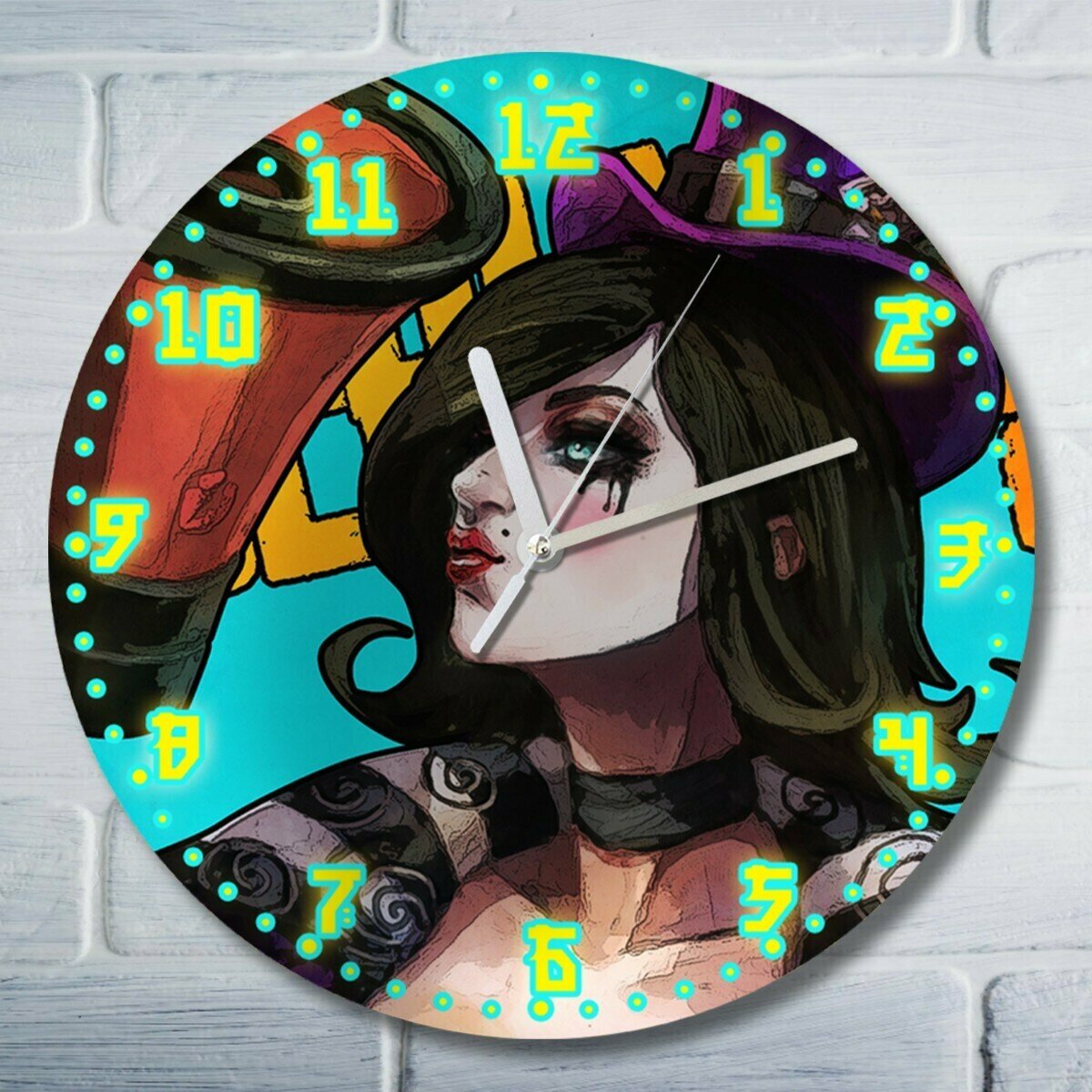 Настенные часы УФ с рисунком игры Borderlands 3 - 4609