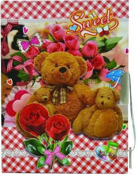 Action! FN64/4109 Блокнот fancy дружба, с замком, твер. облож. action!