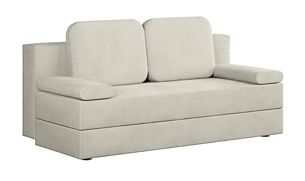 Диван раскладной еврокнижка Аура 3 в цвете бежевый (велутто 01)