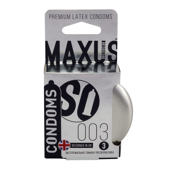 Презервативы Экстремально тонкие MAXUS 003 №3 ж/к