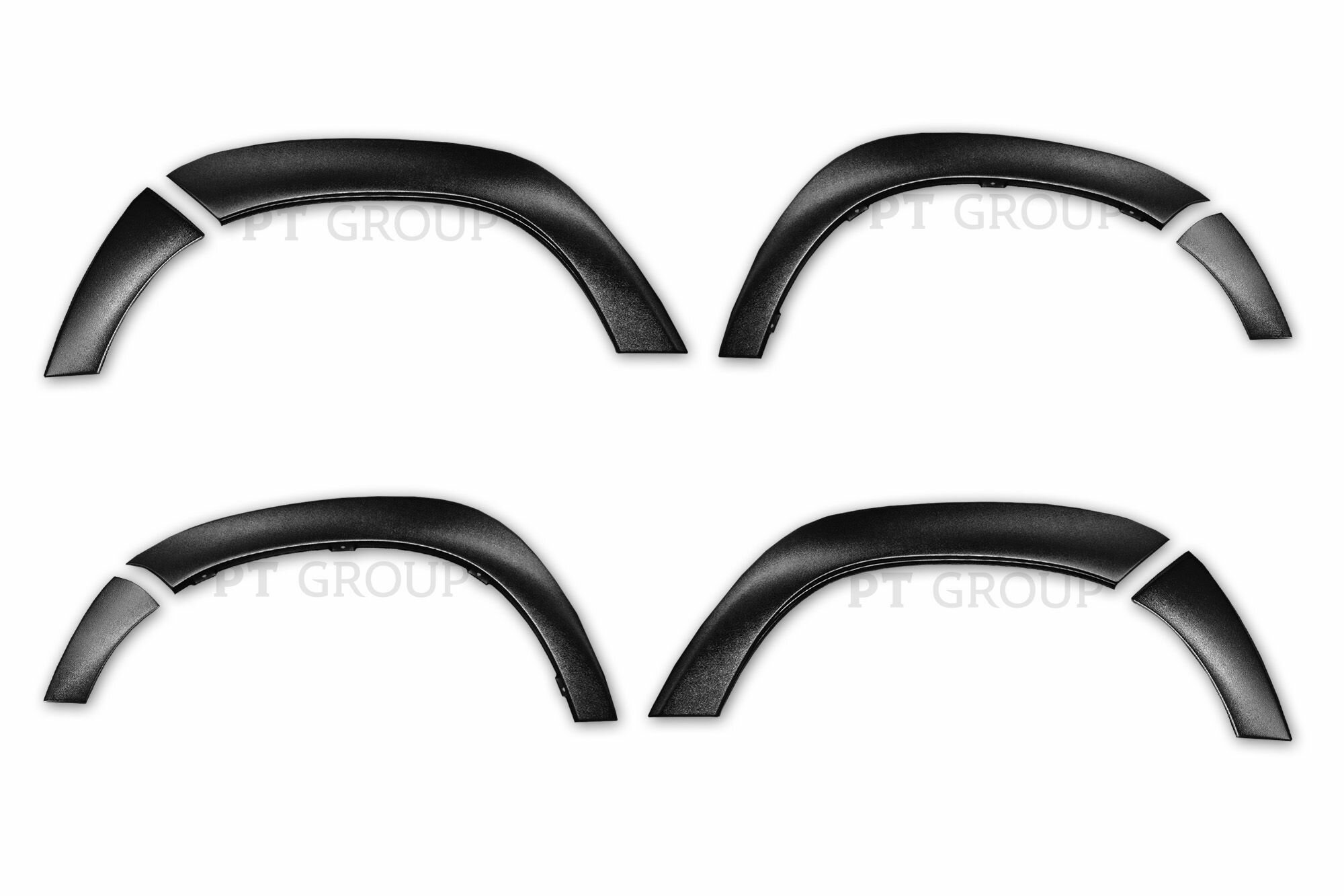Накладки на крылья (ABS) RENAULT Duster 2016- (PT Group) (8 шт)
