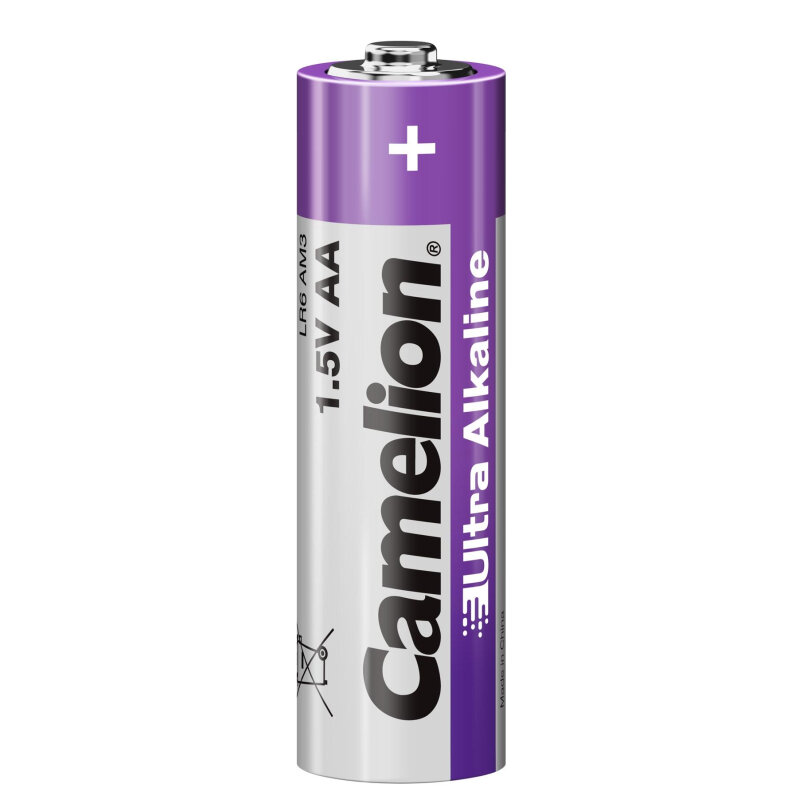 Батарейка Camelion, АА (LR6, 15A), Ultra Alkaline, щелочная, 1.5 В, блистер, 4 шт, 14854