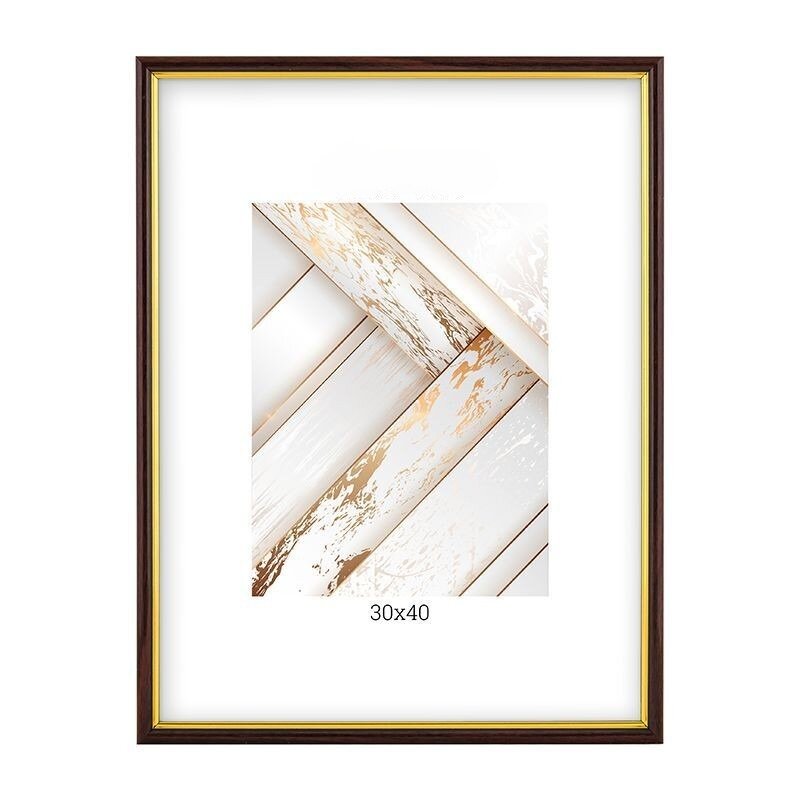 Фоторамка, рамка для фотографии, постера, вышивки, мозаики 30х40 см, классика, венге GF 6095