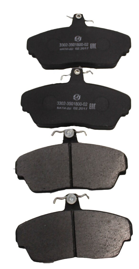 Колодка тормозная для а/м ГазЕЛЬ, Волга передняя б/асбестовая (ГАЗ) (4 шт) G Part