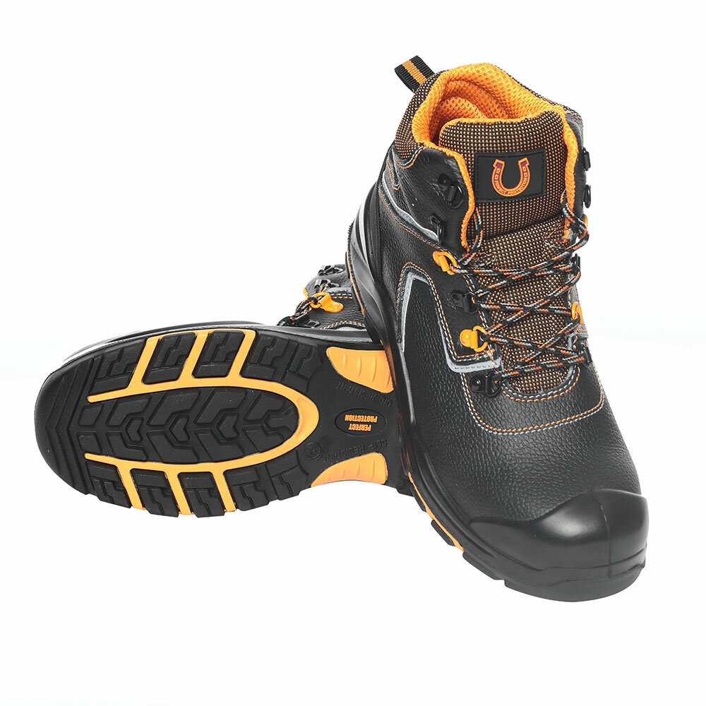 Ботинки рабочие кожаные размер 44 черные Мистраль Perfect Protection (124905)