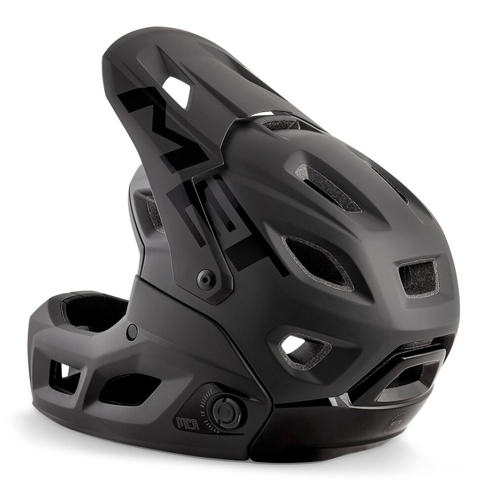 Велошлем Met Parachute MCR MIPS Helmet (3HM120), цвет Черный, размер шлема M (56-58 см)