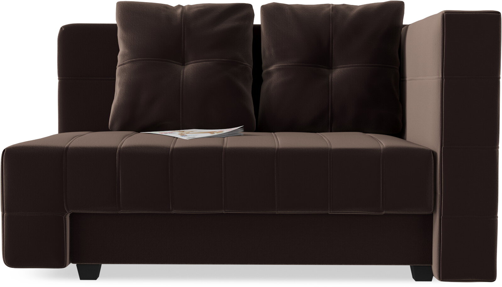 Artum Диван прямой Корфу NEXT Dark