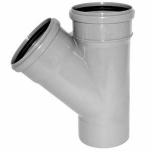 Тройник d=50х50мм 45 гр.