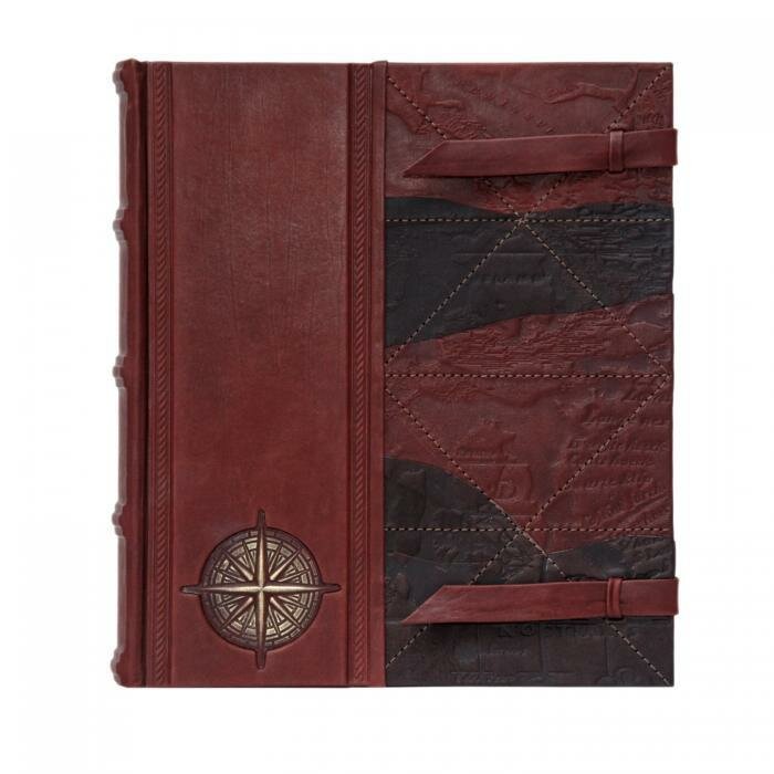 Макей Фотоальбом большой «Роза ветров». Цвет коричневый