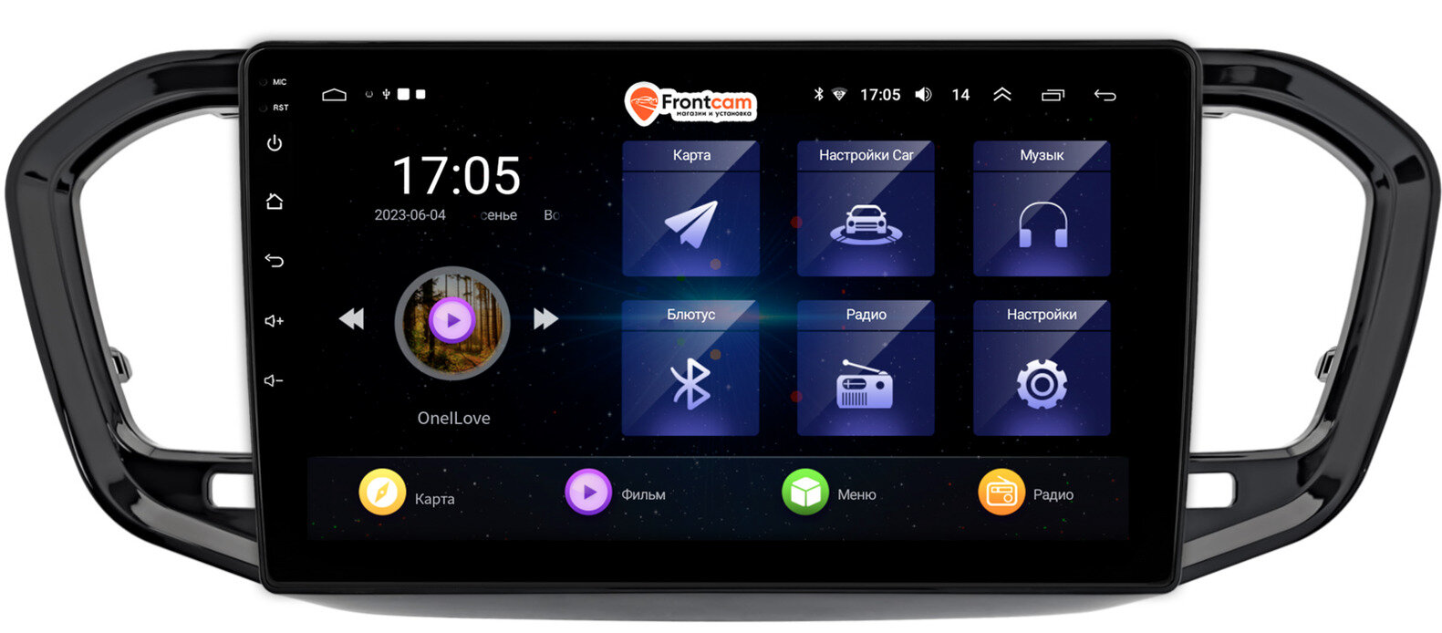 Штатная магнитола OEM RK9-1924 Lada Vesta (NG) 2022-2025, Aura 2024-2025 (черный глянец) Android 10 (CarPlay, AHD, 1/32)