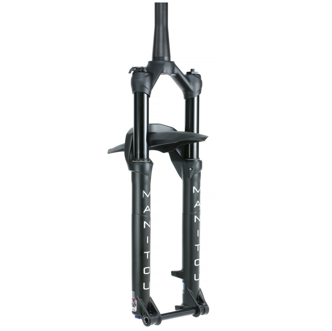 Амортизационная вилка Manitou Machete Comp 27.5+/29" 1-1/8" Tapered 15mm Boost (191-36975), цвет Чёрный, ход вилки (мм.) 120