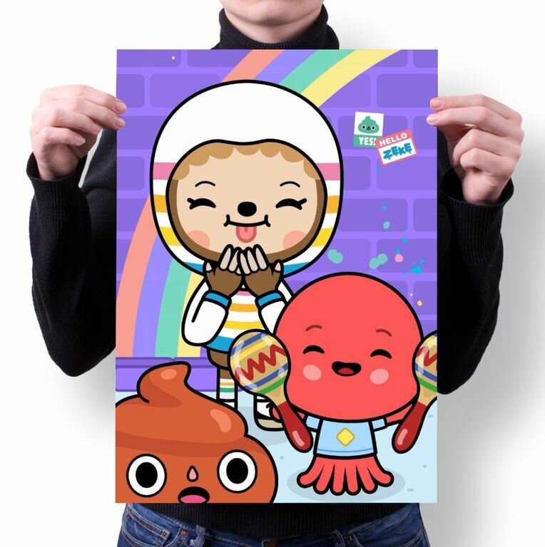 Плакат по игре Toca Boca , Тока Бока № 2