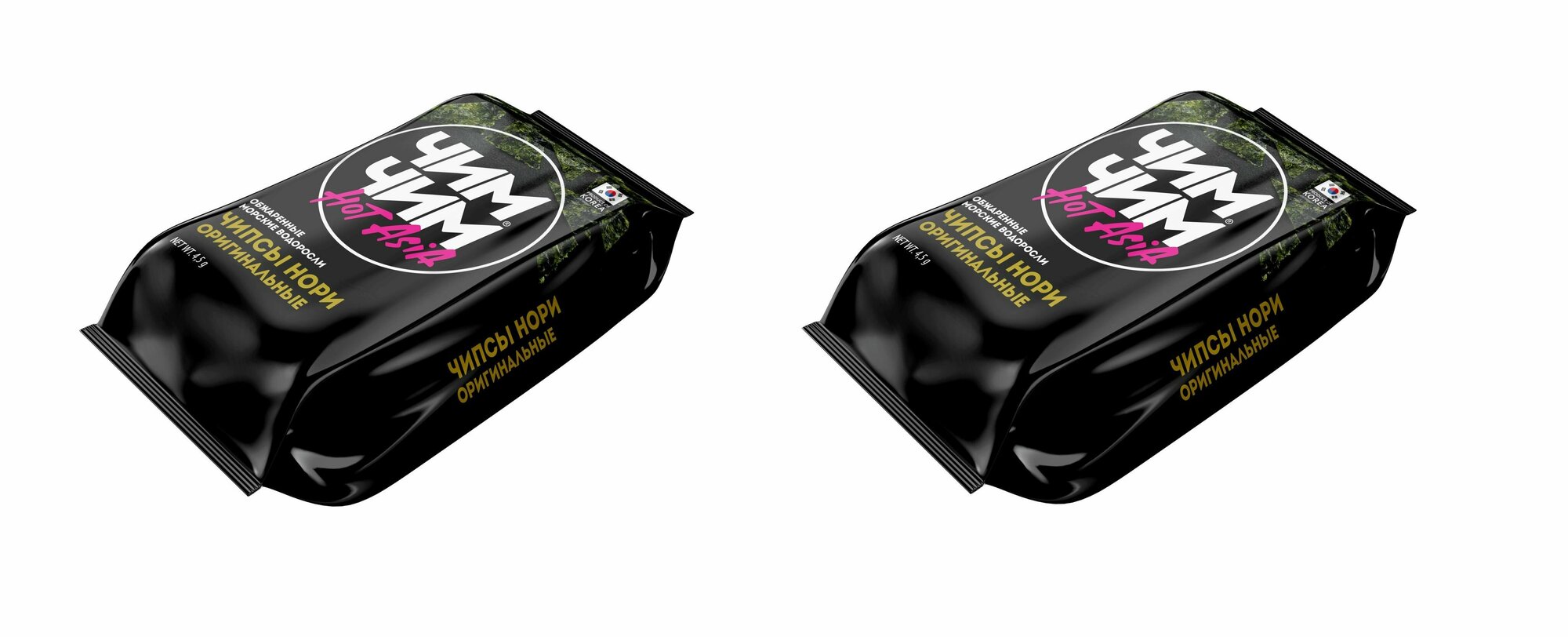 Чипсы обжаренные морские водоросли "Чим-Чим" 4.5 г 2 шт