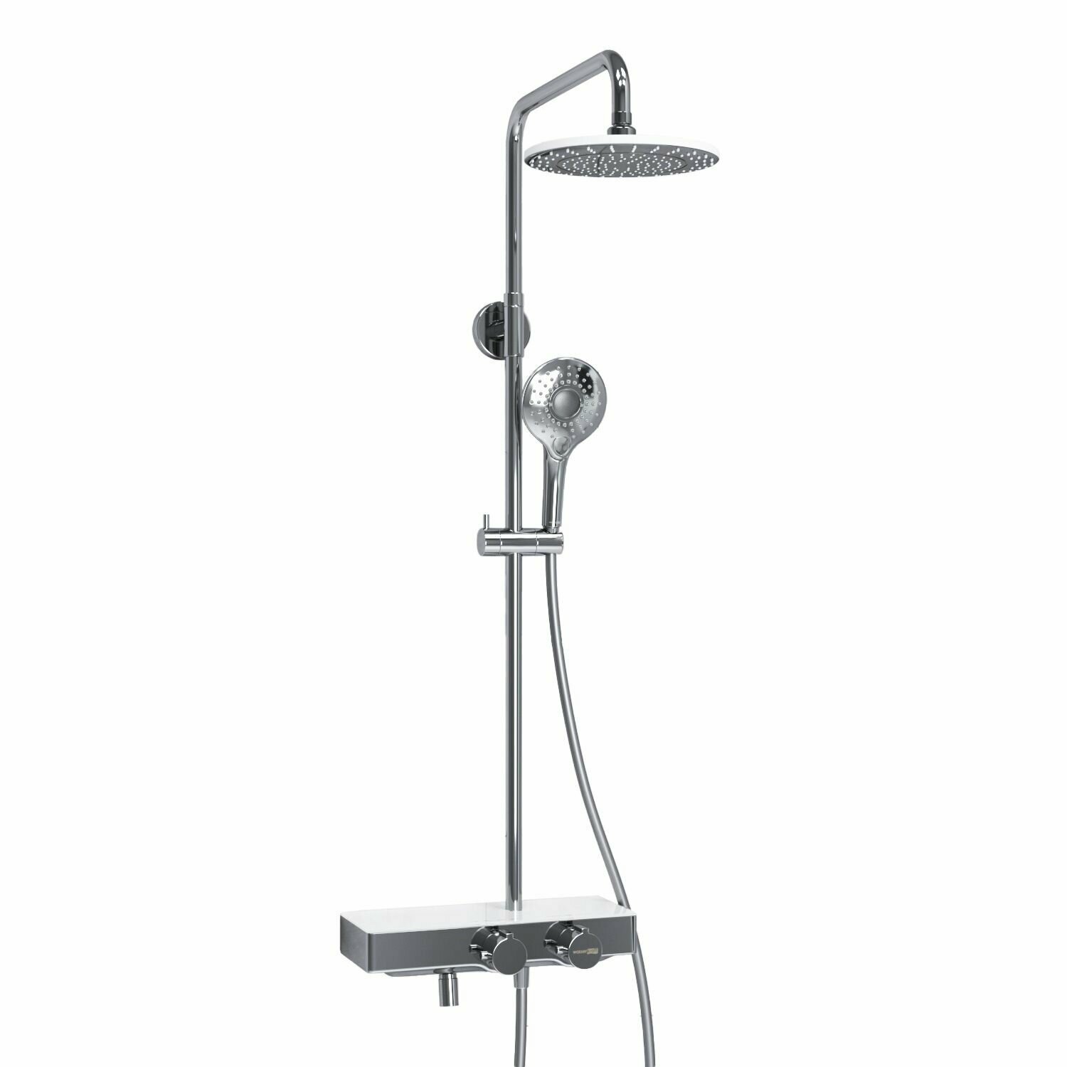 Душевой комплект с термостатическим смесителем, хром, WasserKRAFT A199.069.103.010. CH Thermo