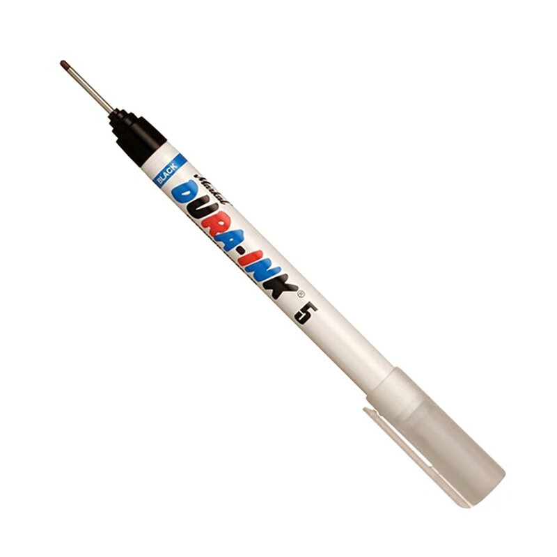 Маркер перманентный Markal Dura-ink 5, для труднодоступных мест, 1 мм Черный, Markal (США)