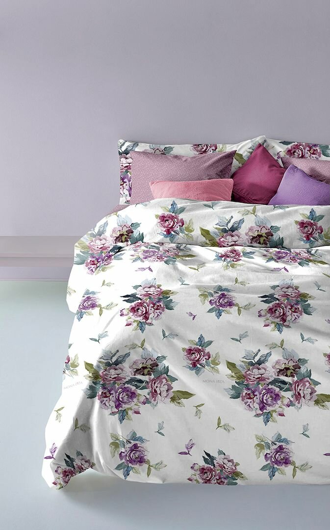 Комплект постельного белья Mona Liza New "Sophie" размер евро, наволочки 50х70 бязь люкс